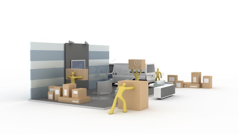 Exhibition booth set up stock photo. Image of worldwide - 72887542