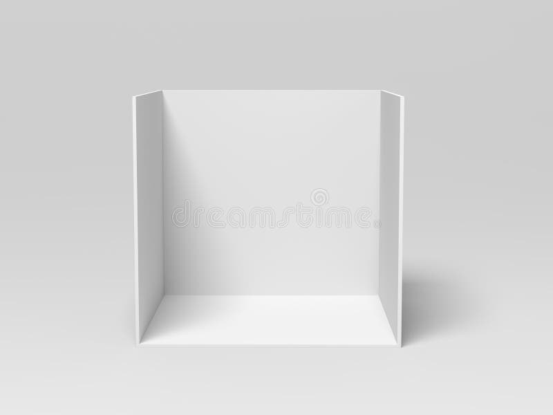 Exhibition Booth. Square. Stand Stock Illustration - Illustration of ...