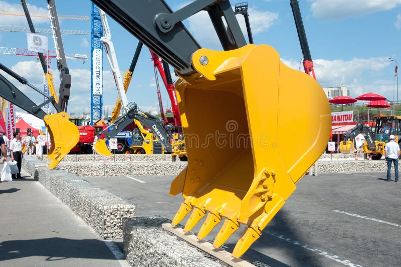 The Exhibition Construction Equipment and Technologies 2013 in Moscow ...