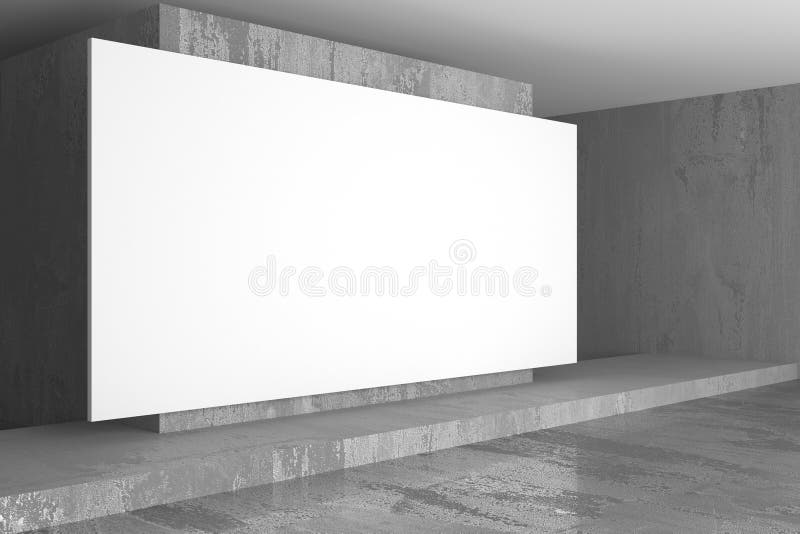 Exhibition or Gallery Hall. Abstract Architecture Space Stock ...