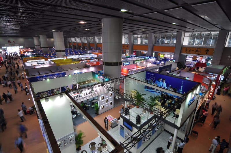 Exhibition Hall Of Large Machinery And Equipment Editorial Photography ...