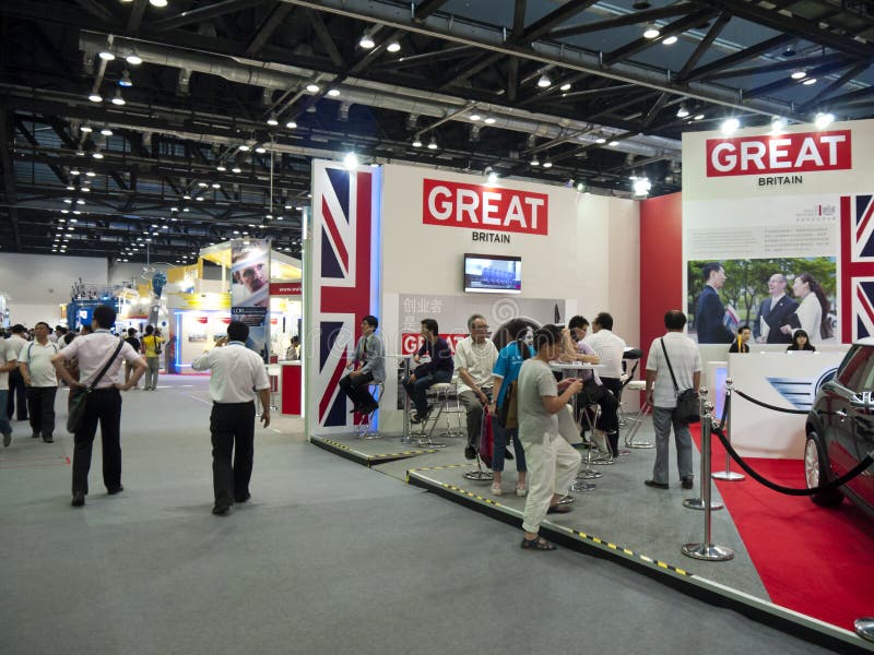 Exhibition hall editorial image. Image of communication - 7044360