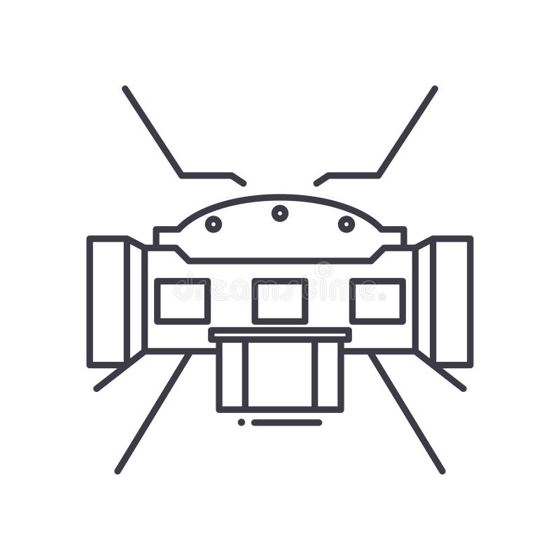 Exhibition Icon, Linear Isolated Illustration, Thin Line Vector, Web ...