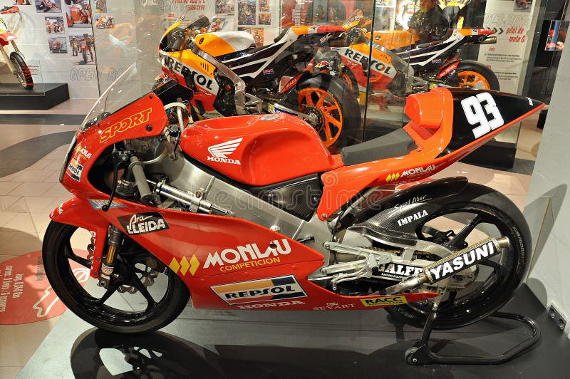 Marc Marquez Museum-2019 editorial stock photo. Image of objects ...