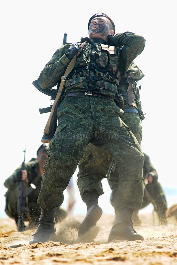 Exhibition of marine units editorial photography. Image of company ...