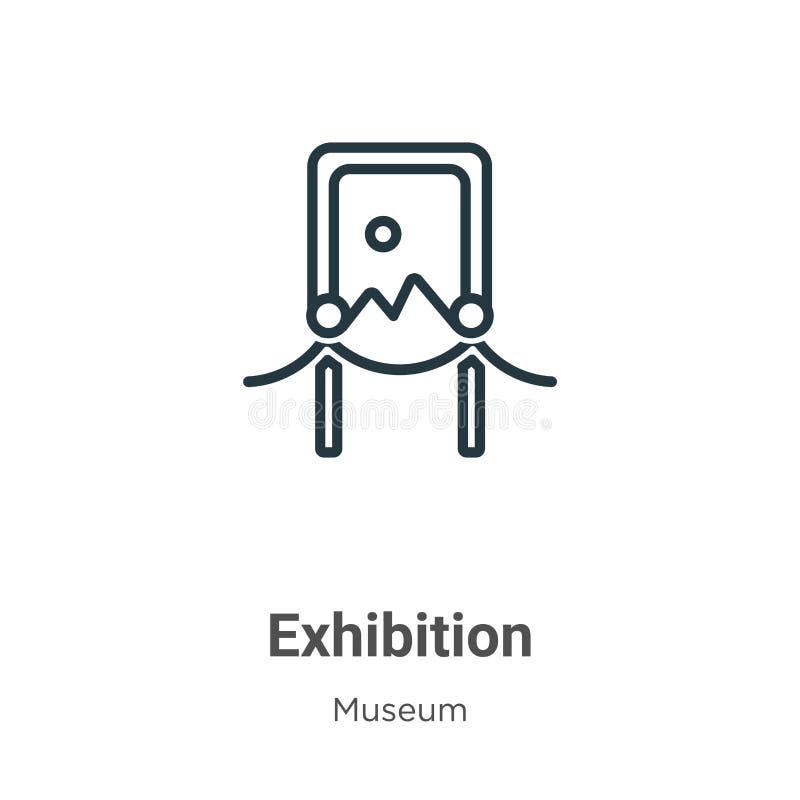 Exhibition Icon. Trendy Exhibition Logo Concept On White Background ...