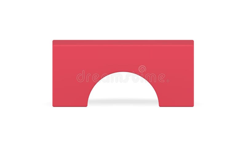 Exhibition Red Frame Arch Rectangular Basic Stage Showcase Foundation ...