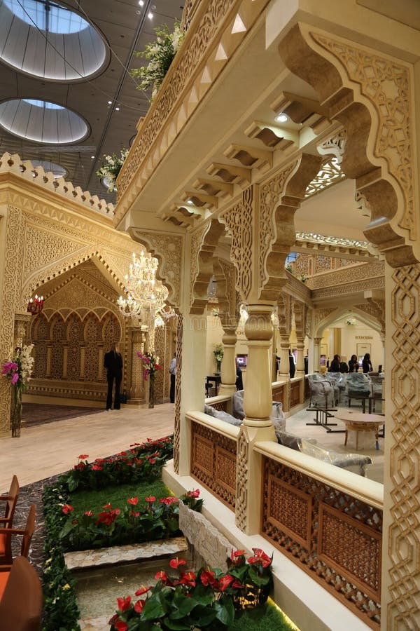 Exhibition Stand Design at DECC Editorial Stock Photo - Image of doha ...