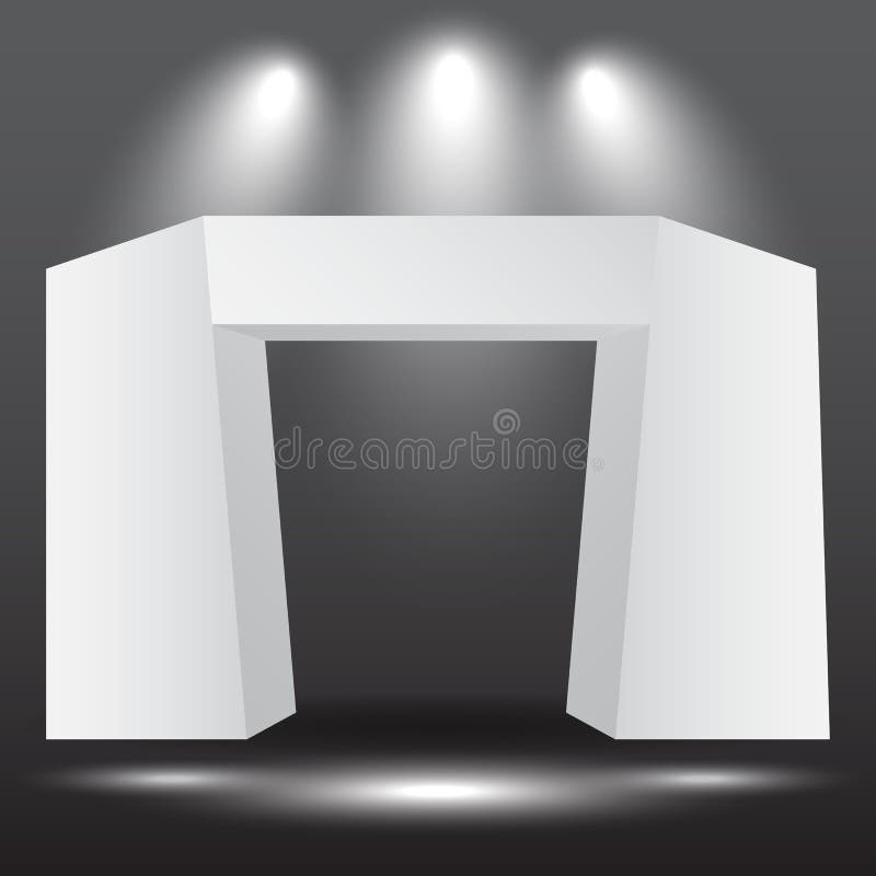 Exhibition Stand Gate Entrance Vector with for Mock Up Event Display ...