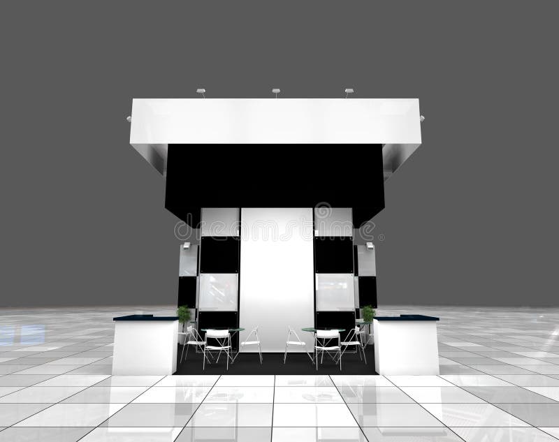 Exhibition stand design stock illustration. Illustration of isolated ...