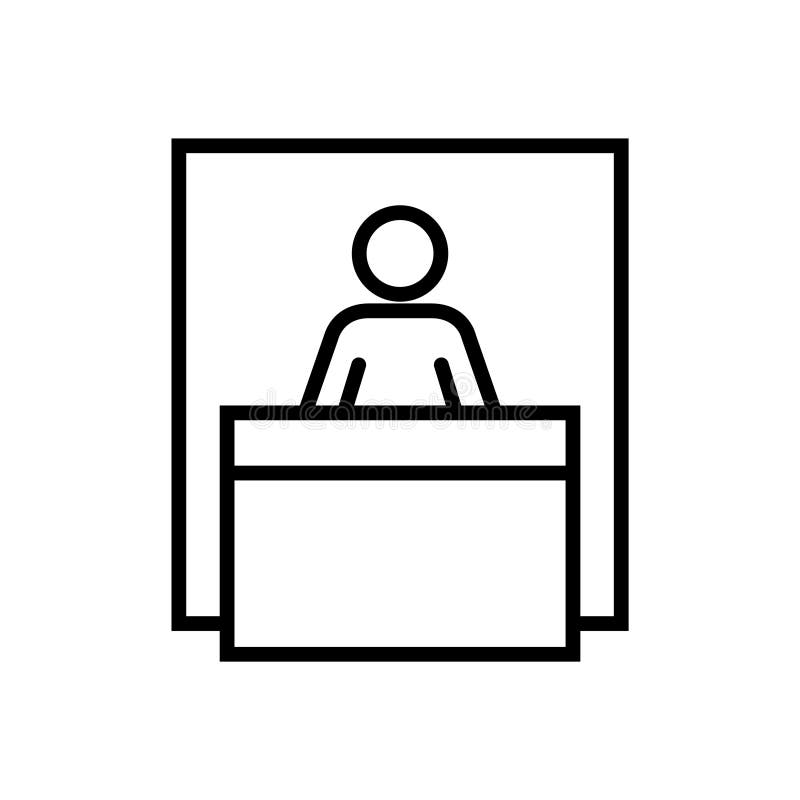 Exhibitor Icon, Vector Illustration Stock Vector - Illustration of ...