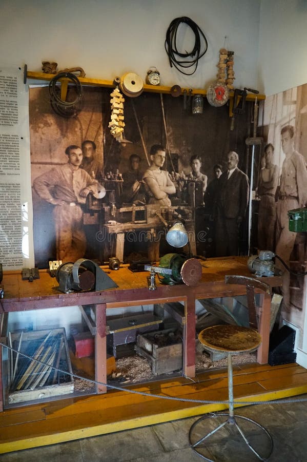 Exhibits in the Museum of Tools in Przemysl. Poland. Editorial ...