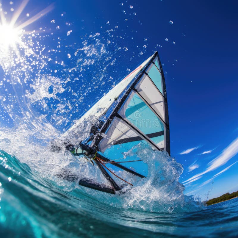 Exhilarating Experience of Windsurfing from a First-person Perspective ...