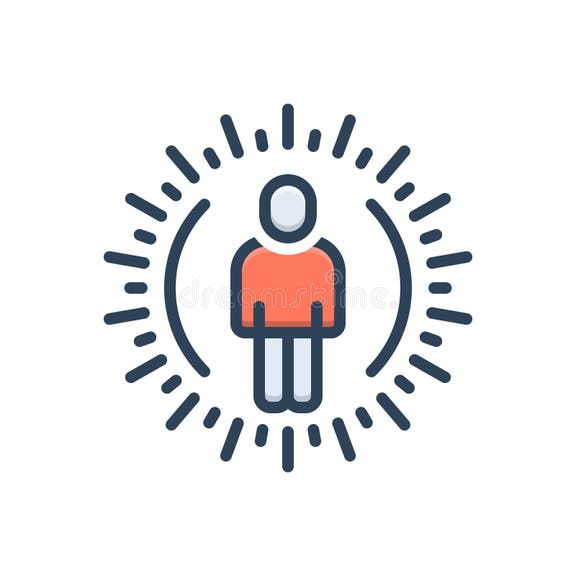 Color Illustration Icon for Existence, Alive and Existing Stock ...