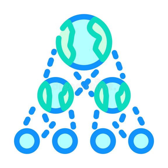 The Existence of Parallel Universes Color Icon Vector Illustration ...