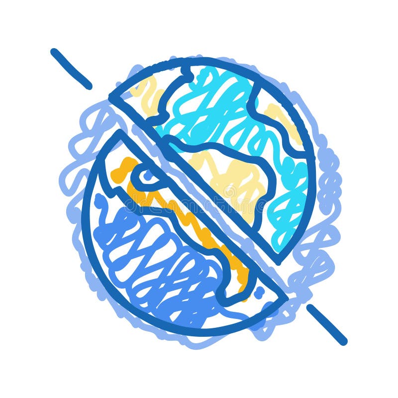 The Existence of Parallel Universes Icon Doodle Illustration Stock ...