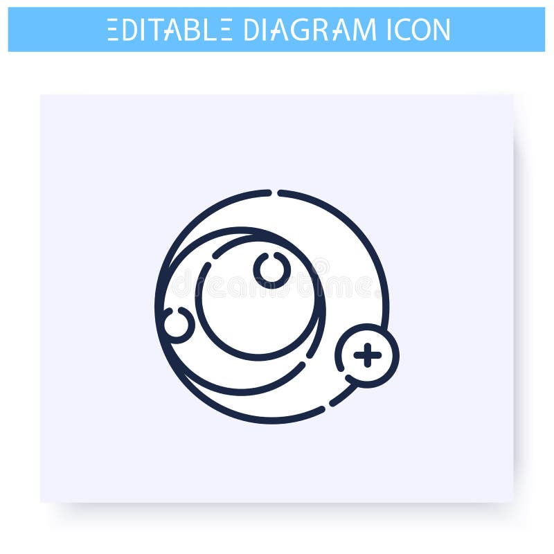 Existential Graph Line Icon. Editable Illustration Stock Vector ...