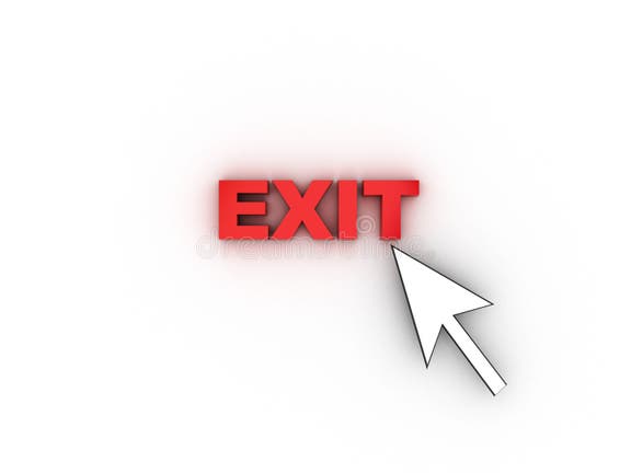 Red Exit Text Stock Illustrations – 1,165 Red Exit Text Stock ...