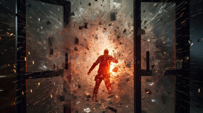 Smash Shatter Exit Break Glass Emergency Ai Stock Illustrations – 2 ...