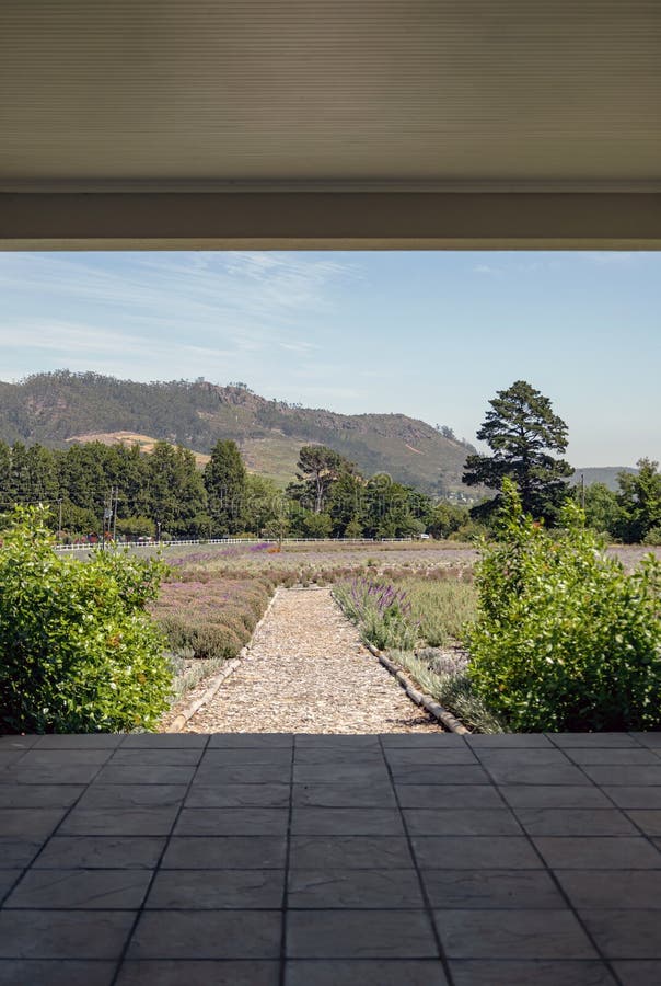 Exit from the Building To the Back Garden. Tunnel through a Building ...