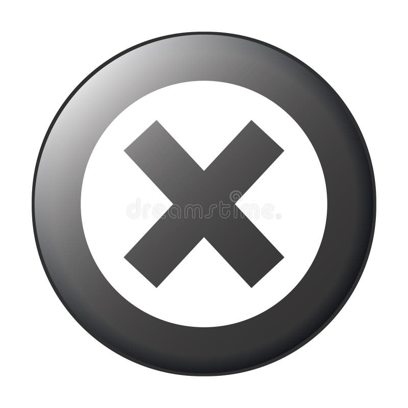 Exit, Close, Delete, Cancle Signs Stock Illustration - Illustration of ...