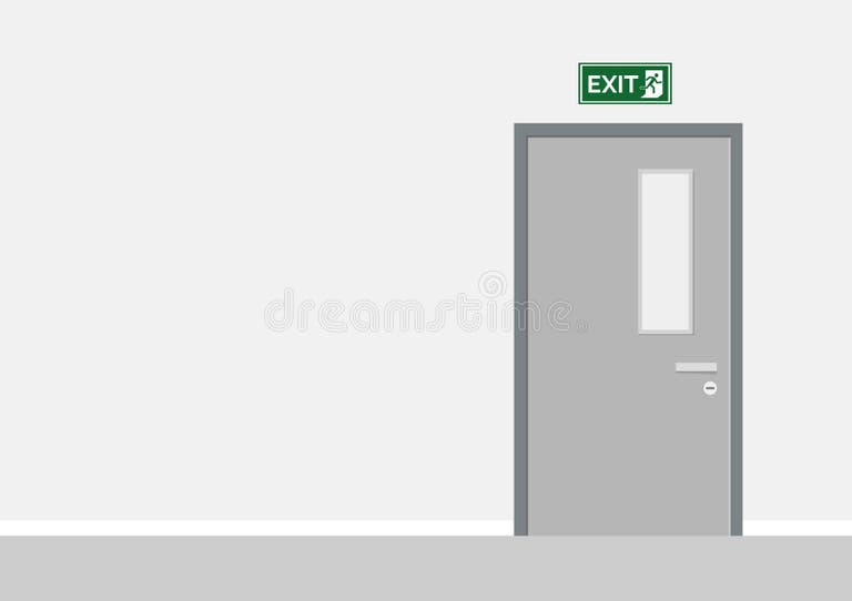 Emergency Exit Logo Stock Illustrations – 2,100 Emergency Exit Logo ...