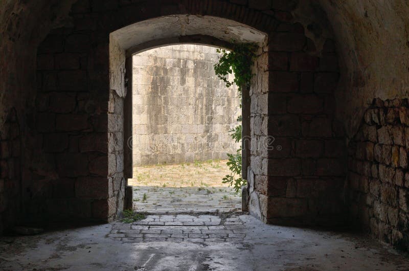 Exit from a fort stock image. Image of prison, scary - 112735111