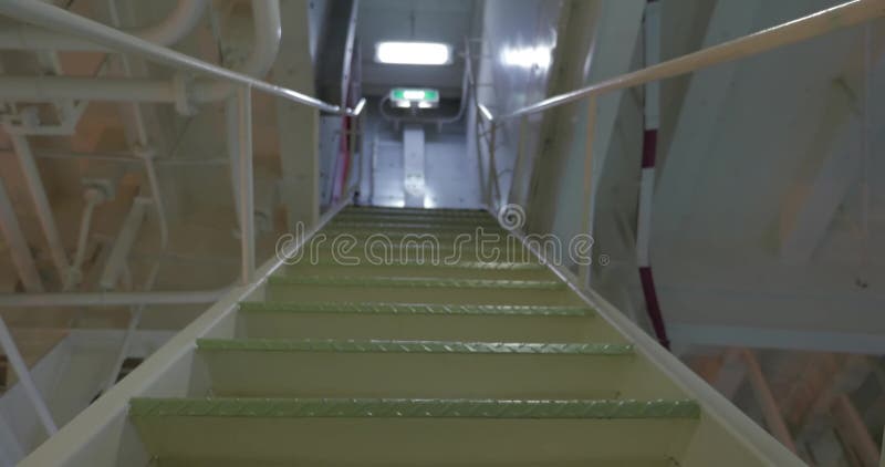 Exit from engine room. stock footage. Video of exit, ship - 70611488