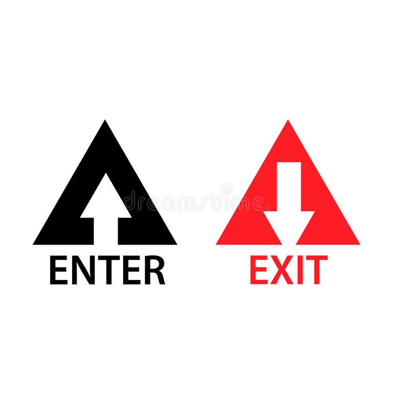 Exit Icons Stock Illustrations – 10,200 Exit Icons Stock Illustrations ...