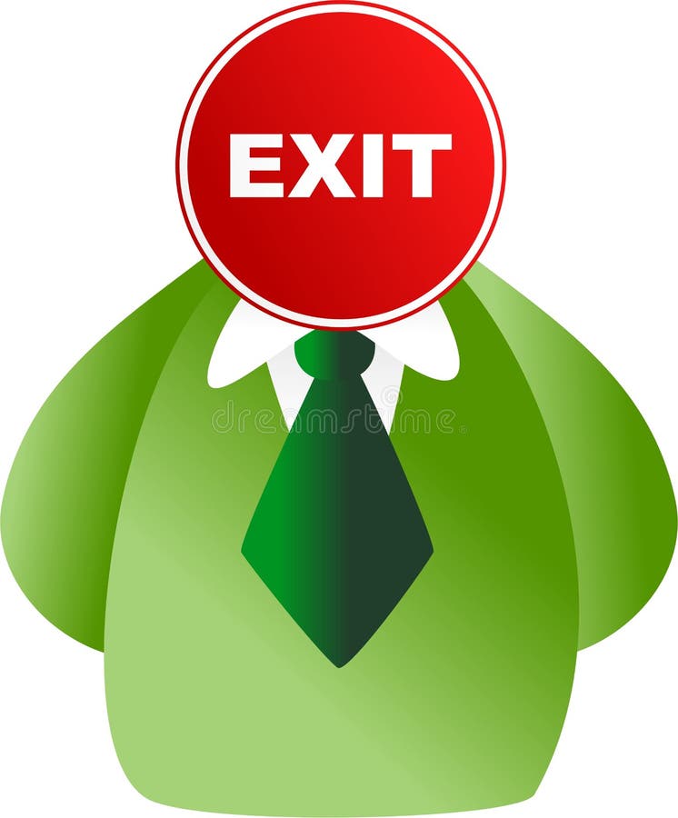 Exit face stock illustration. Illustration of person, highway - 3199659