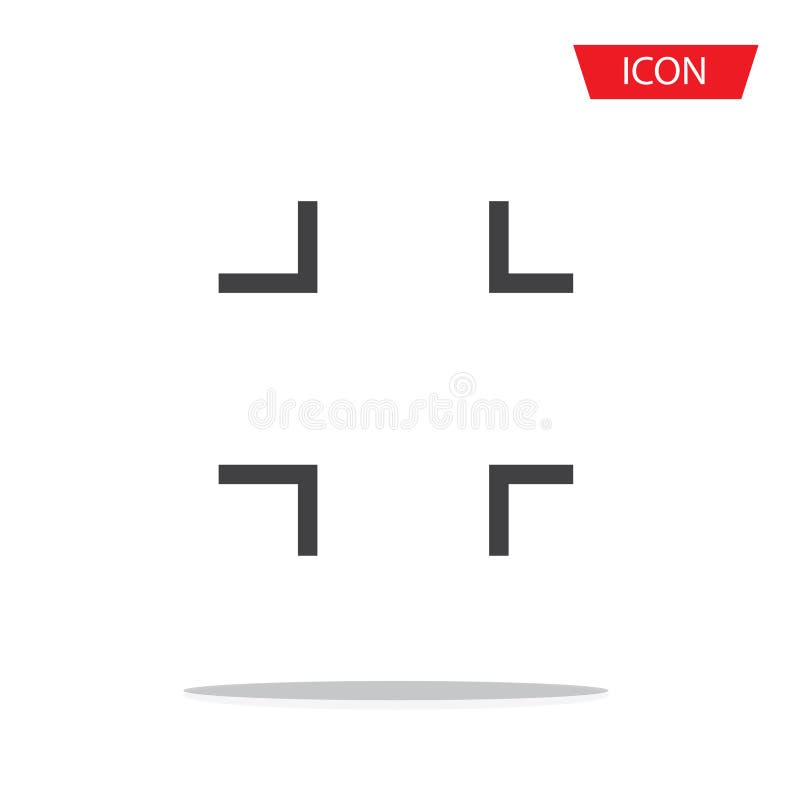 Exit from Full-screen Mode Icon. Element of Web Icon for Mobile Concept ...