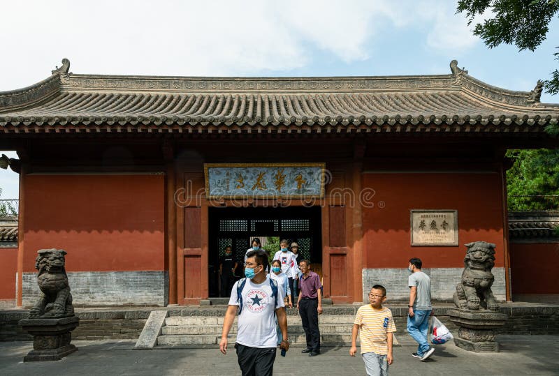 Exit Gate of Huayan Monastery Editorial Photography - Image of historic ...