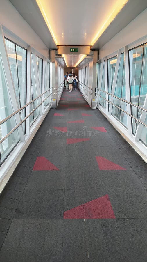 Exit Gate in Yogyakarta International Airport Stock Image - Image of ...