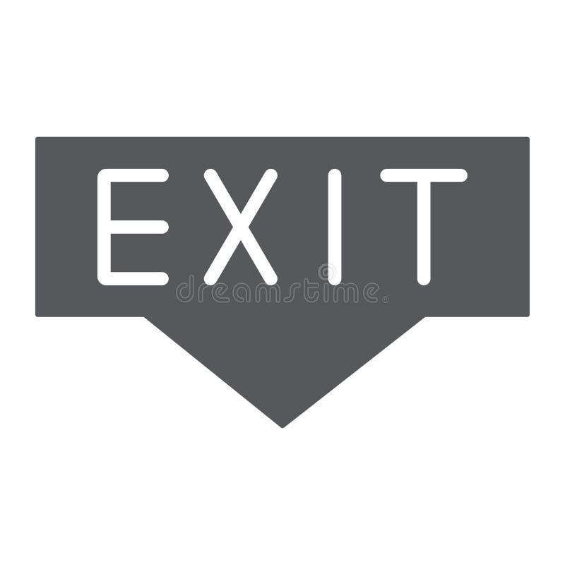 Exit App Black Solid Icon Stock Illustrations – 79 Exit App Black Solid ...