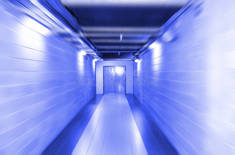 Exit hallway security stock photo. Image of green, indoor - 35365708