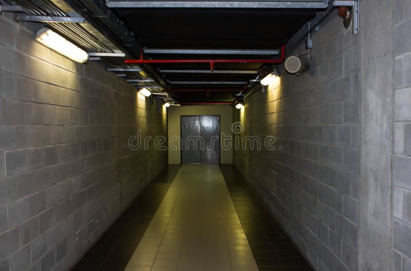 Exit hallway security stock photo. Image of inside, healthcare - 32379378