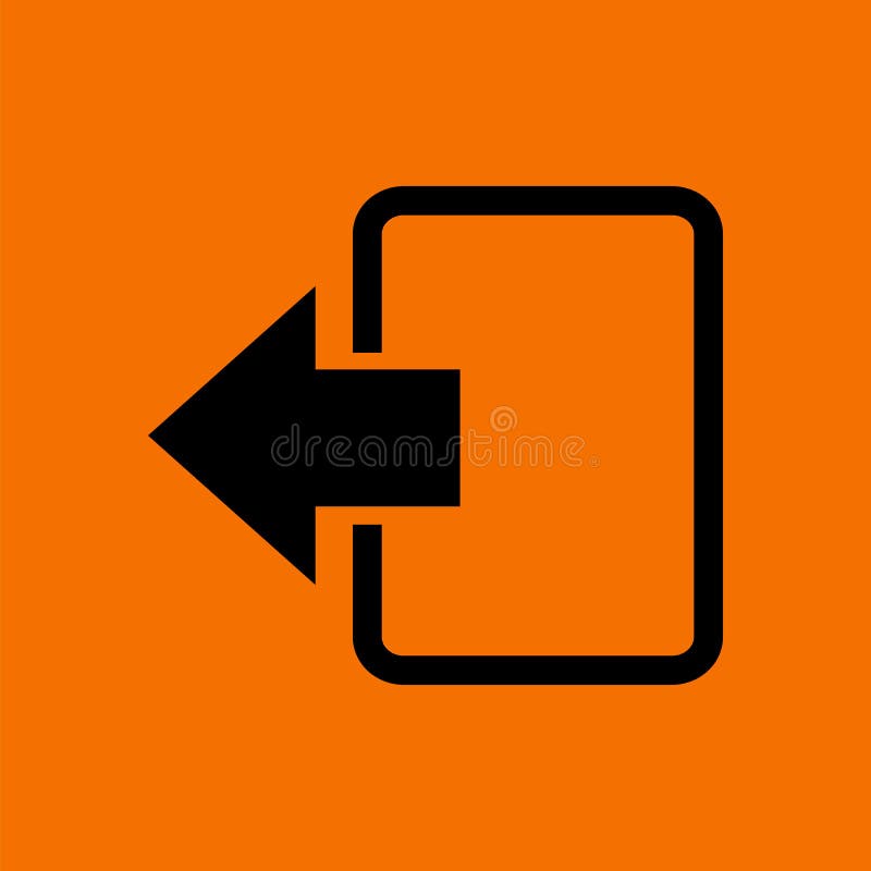 Exit Icon stock vector. Illustration of concept, navigation - 147186487