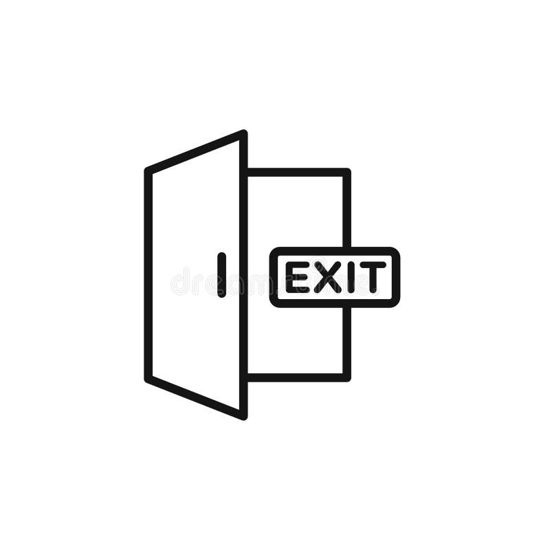 Exit Icon Stock Illustrations – 47,213 Exit Icon Stock Illustrations ...