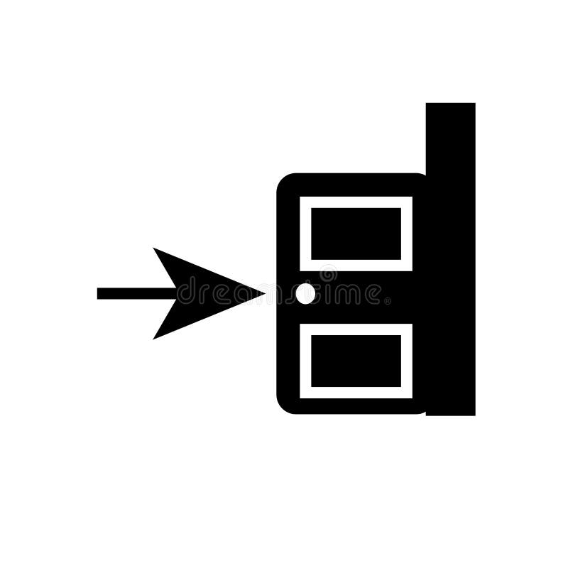 Exit Icon Vector Isolated on White Background, Exit Sign Stock Vector ...