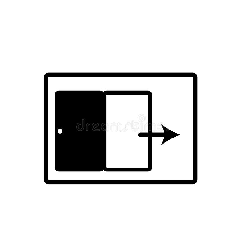 Exit Icon Vector Isolated on White Background, Exit Sign Stock Vector ...