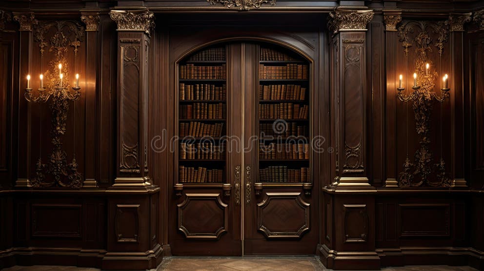Library Doors Stock Illustrations – 358 Library Doors Stock ...