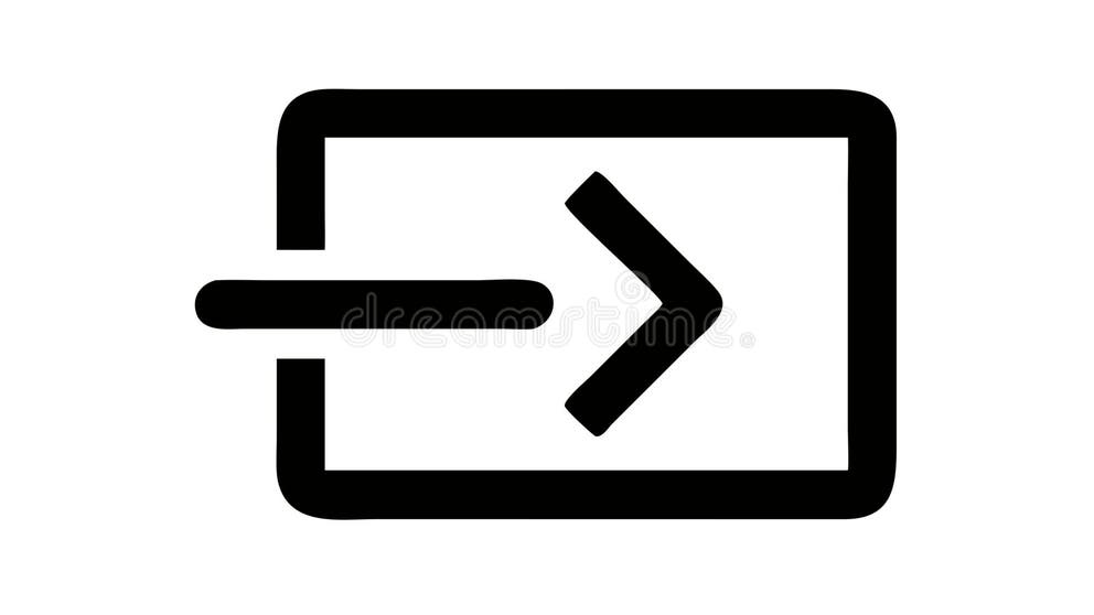 Exit Logout Arrow Button Icon for UI Sign Out Leave App, Vector Design Generative AI Stock ...
