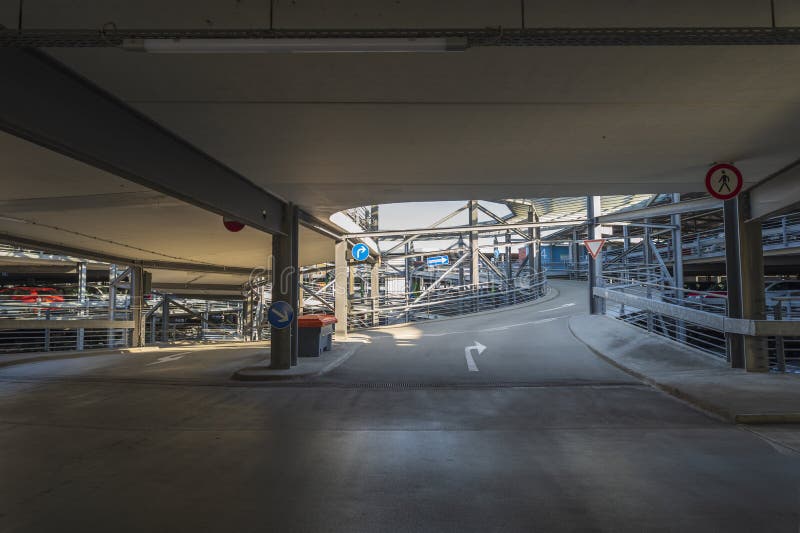 Multi-storey car park stock photo. Image of railing, luebeck - 5600490