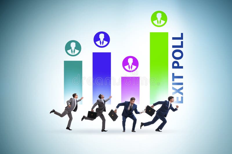 Exit Poll Concept for Elections Stock Image - Image of online ...