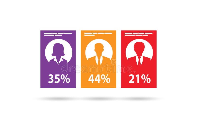 Exit Poll Concept for Elections Stock Illustration - Illustration of ...