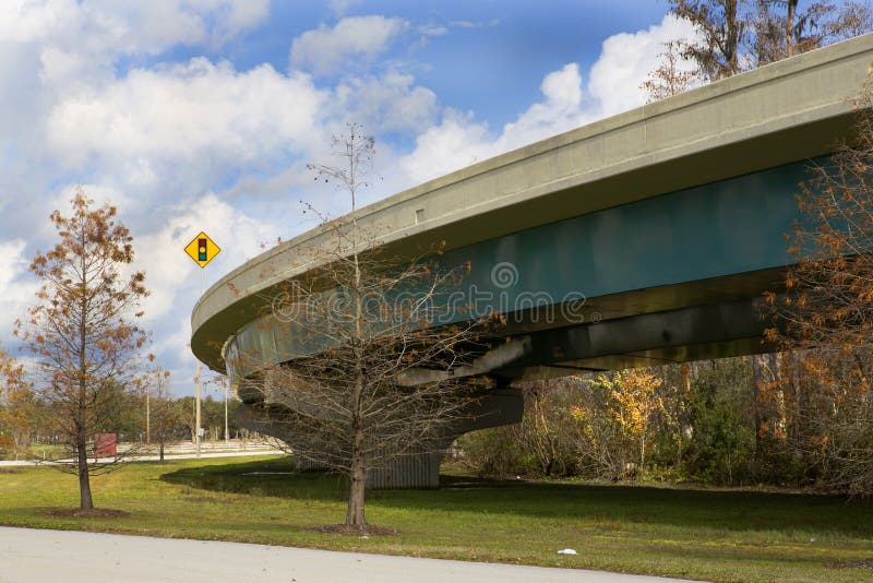 Exit Ramp on a Bridge To Nowhere Stock Image - Image of target, bombed ...