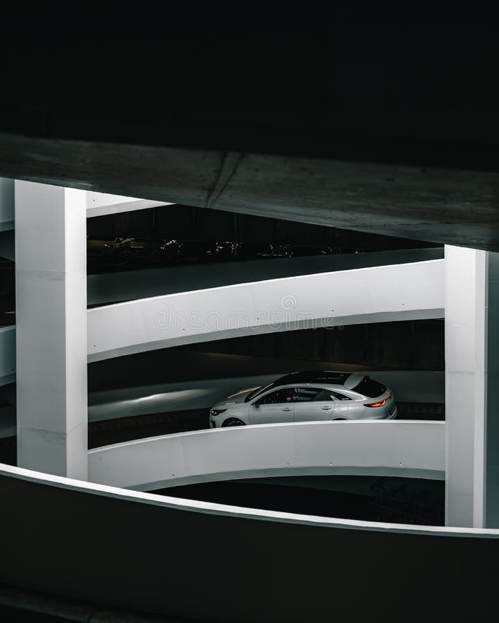 Exit Ramp of the Parking Garage in Central Eindhoven Editorial ...