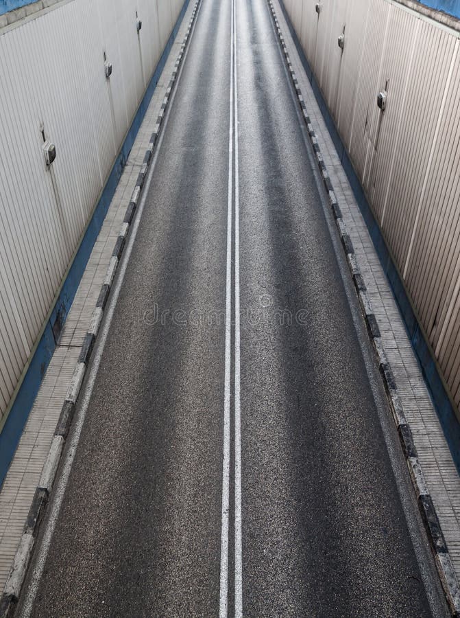 Exit Road of a Highway Tunnel Stock Photo - Image of exit, street: 32489098