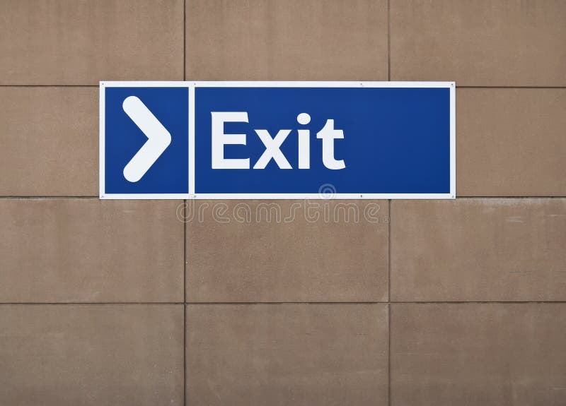 Exit Sign stock image. Image of signs, sign, exit, placards - 32235