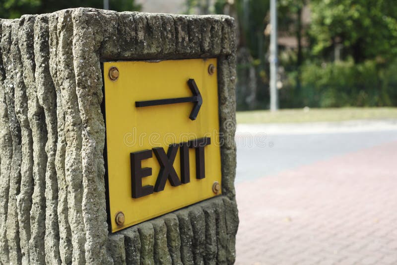 Exit Sign stock image. Image of signs, sign, exit, placards - 32235